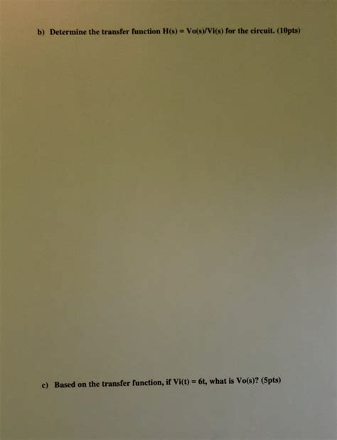 Solved 3 Answer The Questions For The Circuit Shown Below Chegg Com