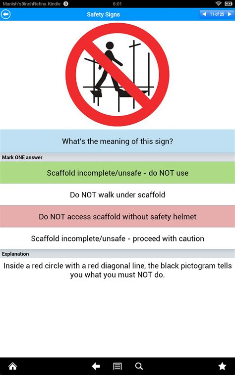 Cscs Map Revision Test Uk Appstore For Android