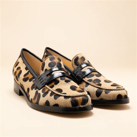 Woman Leopard Print Loafer Woman Loafer Leopard Print Flat Shoes