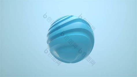 渲染在孤立的背景上有扭曲线条的彩色球体最图片 包图网企业站
