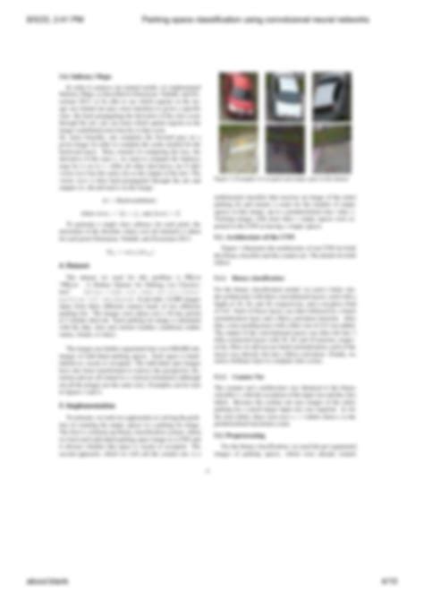 Solution Parking Space Classification Using Convoluional Neural Networks Convolutional Neural