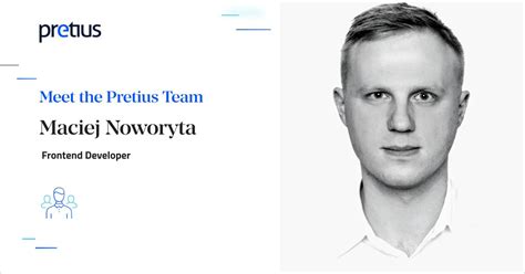 Pretius On Linkedin 👋 Meet Maciej A Frontend Developer Who Has Been