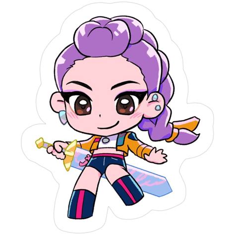 Kpop Cutie Rumi Sticker Cute Stickers Christmas Stickers Pop Stickers