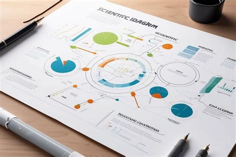 Scientific Diagram Illustration Mockup Premium Ai Generated Image