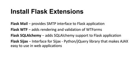 Flask Python Pptx Programming Languages Computing