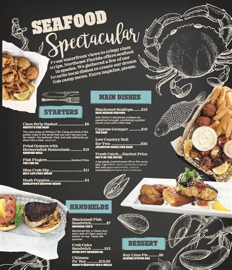 Fancy Seafood Restaurant Menus