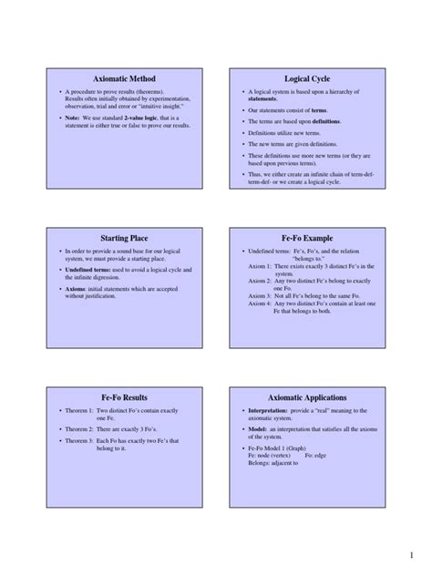 Axiomatic Method Logical Cycle Statements Pdf Vertex Graph Theory