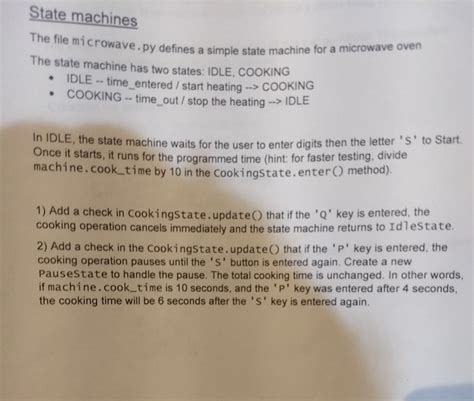 Can Someone Make This Python Program Using State Chegg