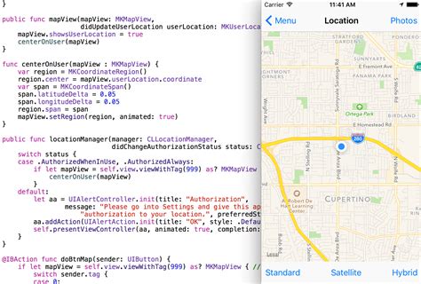 Swift Handle Location And Mapview Updates With Extension On Uiviewcontroller