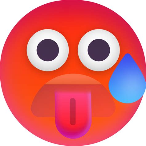 Hot Face Emoji Download For Free Iconduck