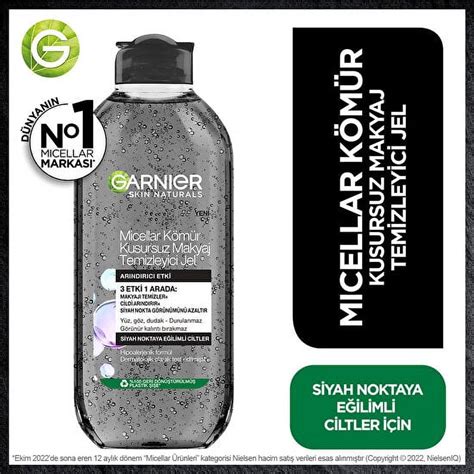 Garnier Micellar Coal Perfect Makeup Cleaner Gel 400 Ml