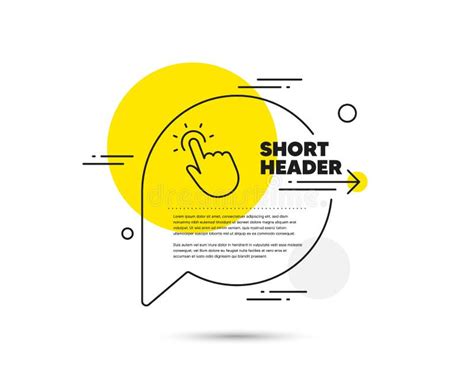 Touchpoint Line Icon Click Here Sign Vector Stock Vector Illustration Of Touchpoint Touch