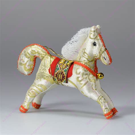 Ёлочная игрушка Лошадка купить у производителя ☆ Кукольная мастерская на Ланском