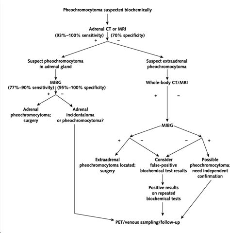 Imaging Algorithm For Patients Whose Results On Biochemical Tests Are