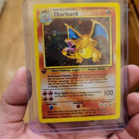 High Quality Charizard Blastoise And Venusaur Custom Handmade Card With Pro Case With Fast