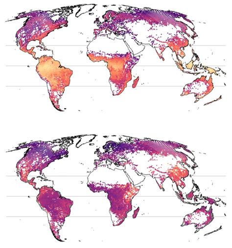 Map World Map Of Tree Diversity Climate And Agriculture In The Southeast