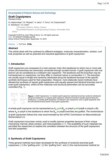 PDF Graft Copolymers