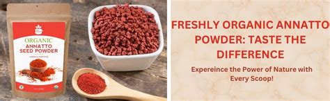 Spicy Organic Annatto Powder 8 Oz Certified Usda