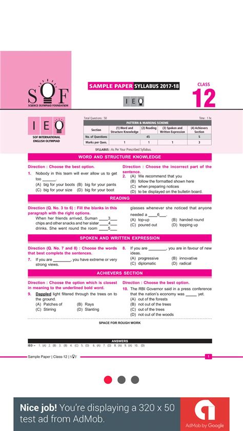 Ieo Previous Year Solved Question Papers Apk For Android Download