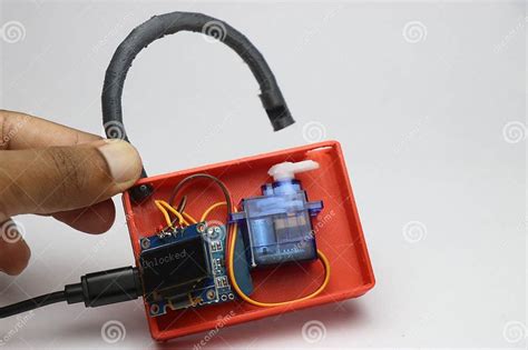 Lock Made Using 3d Printed Technology Controlled By Microcontroller And Servo With Oled Display