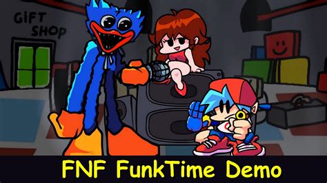 Friday Night Funkin Funktime Vs Huggy Wuggy Full Week Demo Fnf Mod Hard Poppy Playtime Youtube