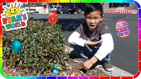 Easter Egg Hunt For Ryans World Toys At Farmer Market 🐯🕹️👉 Youtube