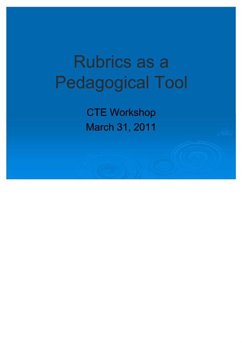 Pdf All About Rubrics Dokumen Tips