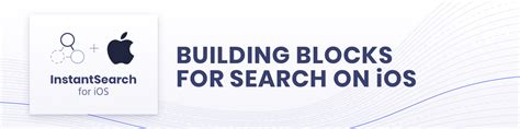 Instantsearch A Library Of Widgets And Helpers To Build Instant Search Applications On Ios