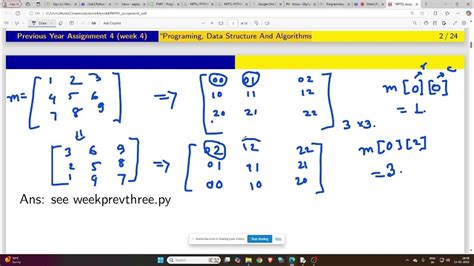 Programing Data Structure And Algorithms Using Python Week 4 Youtube