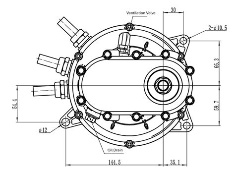 Qsj165b 60 V3 10000w 60h Pmsm Gearbox Encoder Mills Light Electric Drive