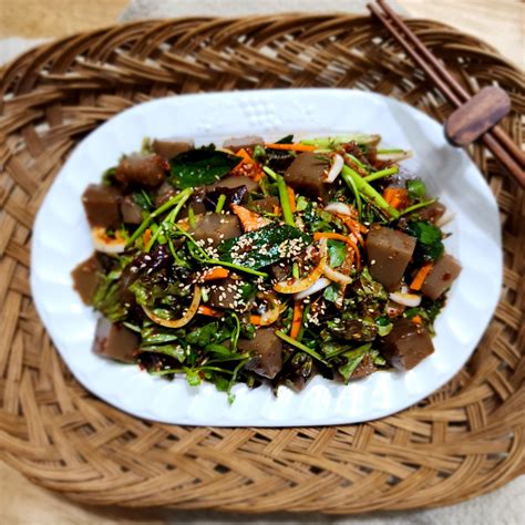 백종원 도토리묵무침 만들기 도토리묵요리