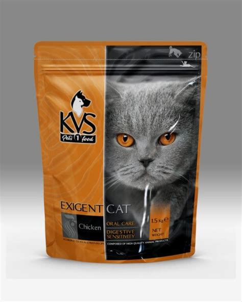 Котешка храна Kvs за здрави зъби и храносмилане 1 5кг