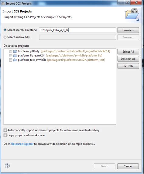 AK H NDK Example Processors Forum Processors TI E E Support