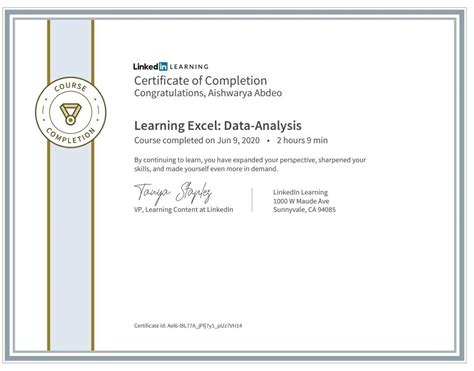 Aishwarya Abdeo On Linkedin Excel Learning Dataanalysis