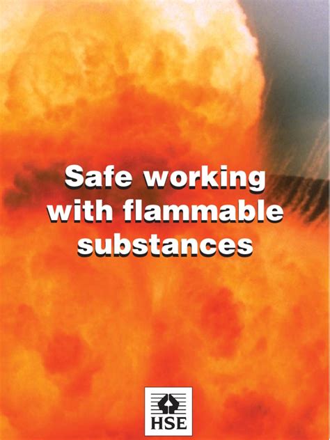 Flammable Substances Pdf Flammability Oxygen