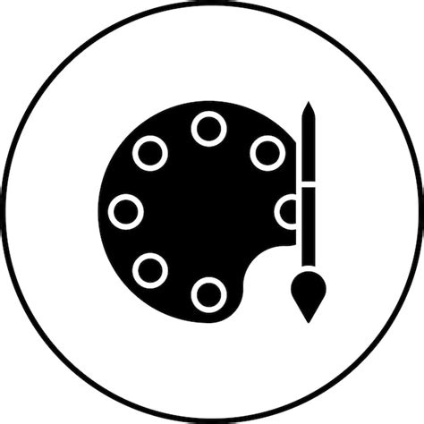 Premium Vector Color Palette Icon