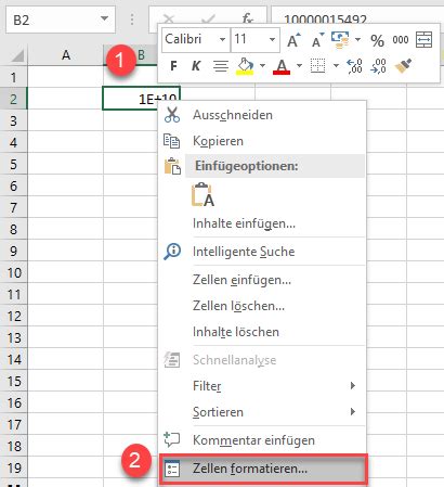 Wissenschaftliche Notation In Excel Und Google Sheets Entfernen
