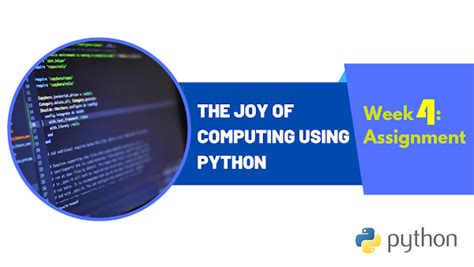 The Joy Of Computing Using Python Week 4 Assignment 1 Nptel Answers July 2023