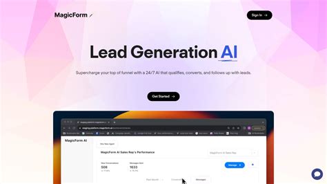 Magicform Supercharge Your Lead Generation With An Ai Powered Sales Rep