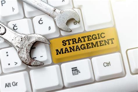 Text Showing Inspiration Strategic Management Conceptual Photo