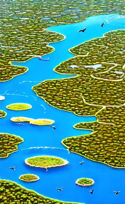 인공지능 이미지로 표현한 창세기 1장 20절