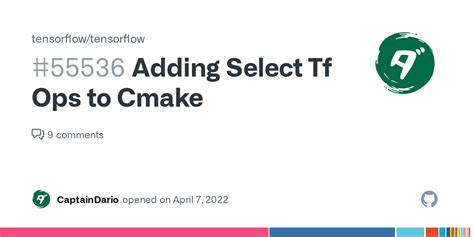 Adding Select Tf Ops To Cmake Issue Tensorflow Tensorflow GitHub