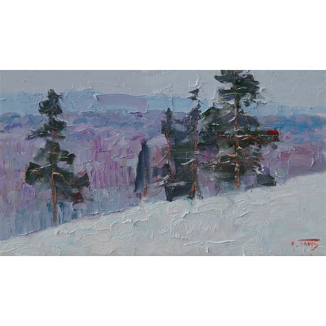 Купить картину Зимние склоны в Москве от художника Панов Игорь