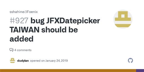 bug jfxdatepicker taiwan should be added · issue 927 · sshahine
