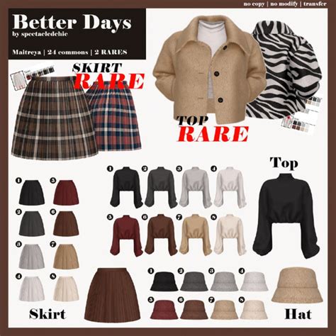 Second Life Marketplace Spectacledchic Better Days Gacha Skirt 7