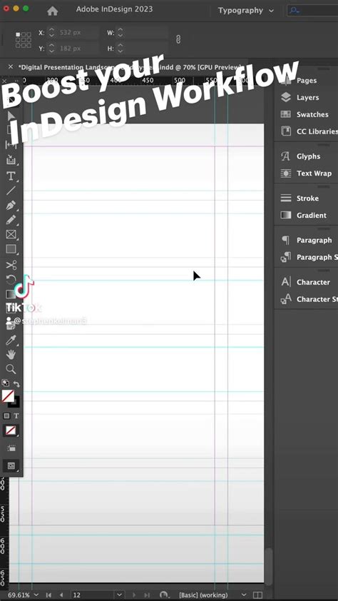 InDesign Change Default Settings To Boost Your Workflow Typography Indesign Adobe Indesign