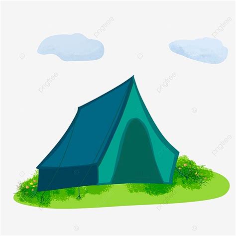 캠핑 일러스트 그린 텐트 집 캠핑 초록 텐트 Png 일러스트 및 Psd 이미지 무료 다운로드 Pngtree