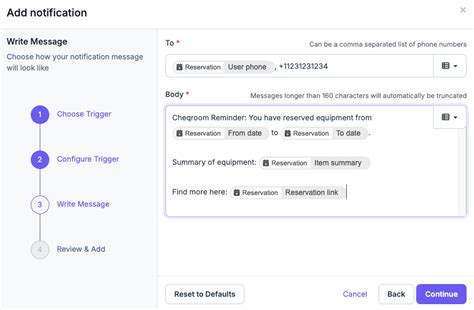 Setting Up Sms Notifications