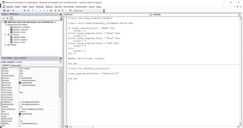 Formulário De Pesquisa No Vba Hashtag Treinamentos