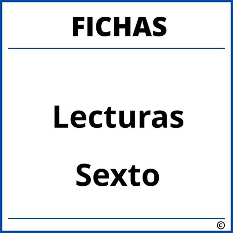 Fichas Para Imprimir Sexto Grado Primaria